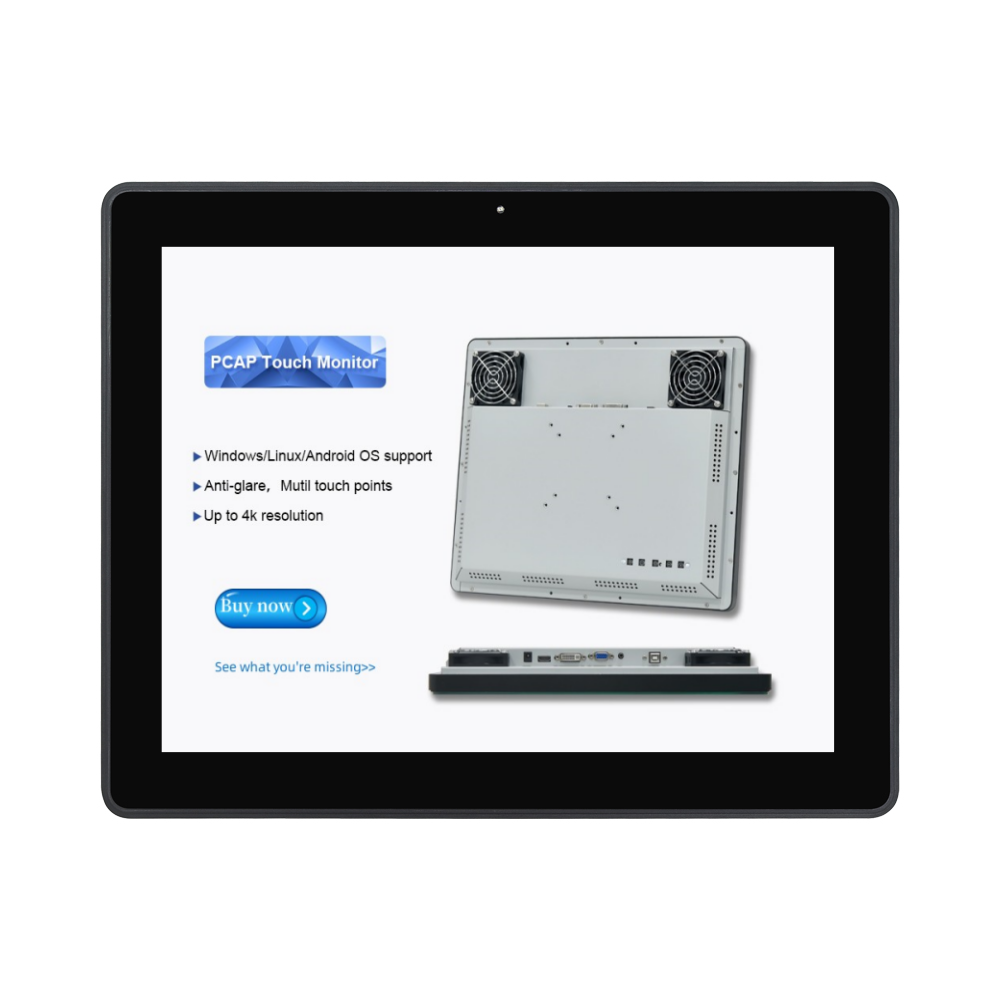 China Top Grade Custom Low Nre Cost 15 Inch Open Frame Industrial ...