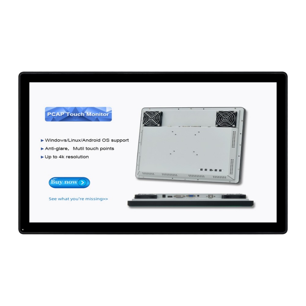 China 23.8 Inch Industrial Touch Monitor Open Frame Screen Manufacturer ...